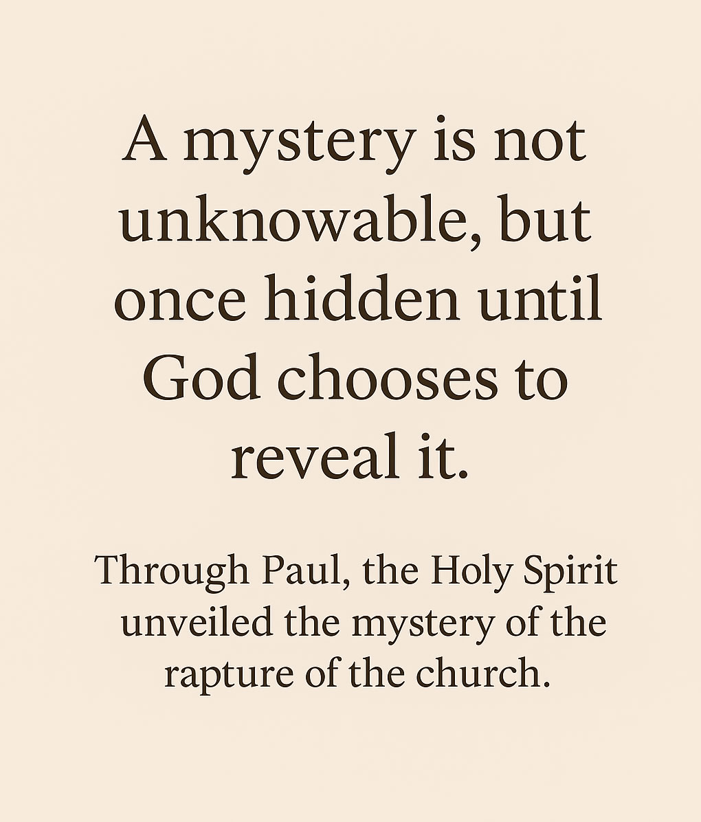 The Rapture of the Church: The Mystery and Hope Explained